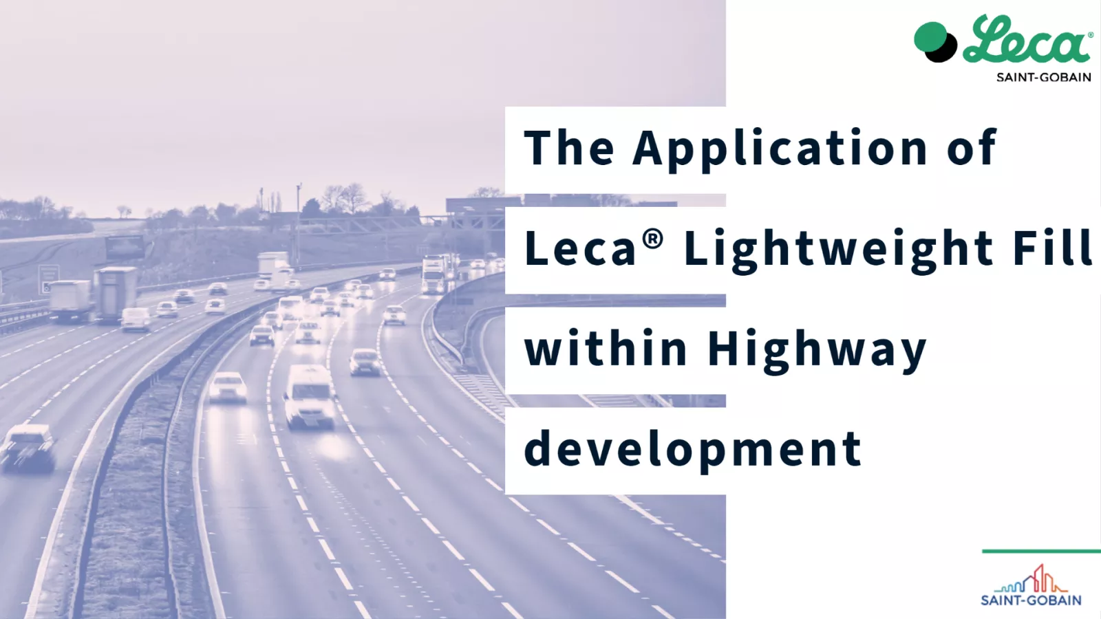 The Application of Leca® Lightweight Fill within Highway Development | Leca UK